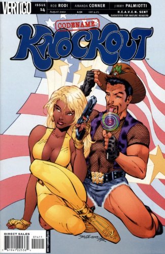 Codename Knockout (2001) #14 - H.E.A.V.E.N. Sent Alternate Cover by Robert Rodi | Goodreads