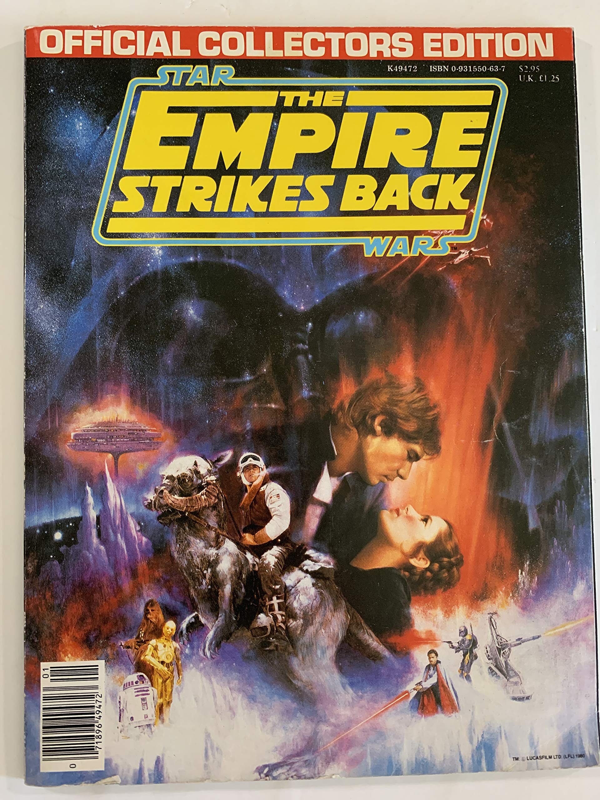 Star Wars The Empire Strikes Back Official Collectors Edition by Inc ...