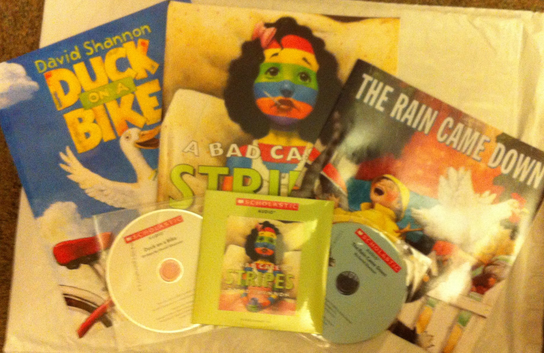 Duck on a Bike / The Rain Came Down / A Bad Case of Stripes by David ...