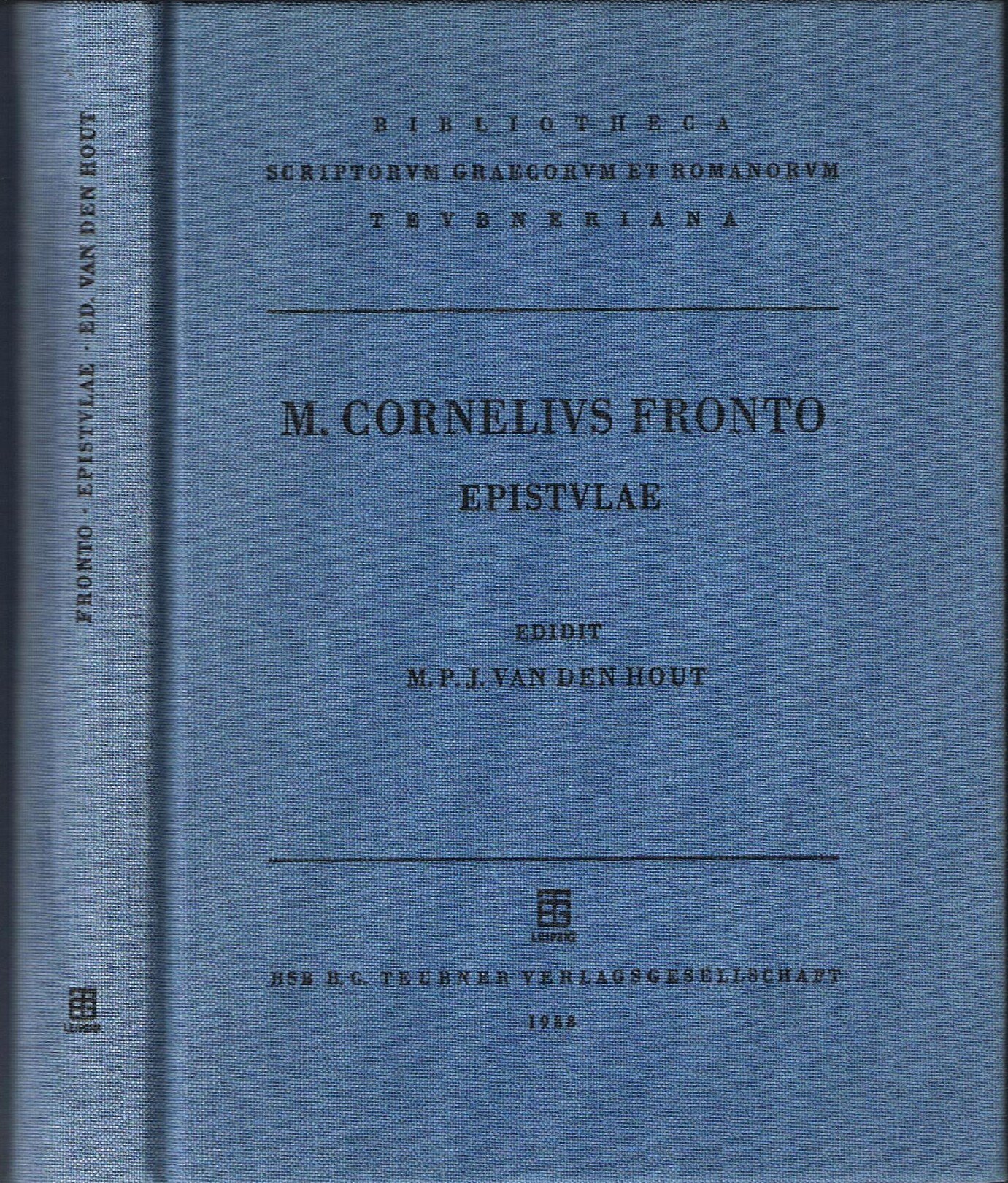 Frontonis, M. Cornelii, epistulae by Marcus Cornelius Fronto | Goodreads