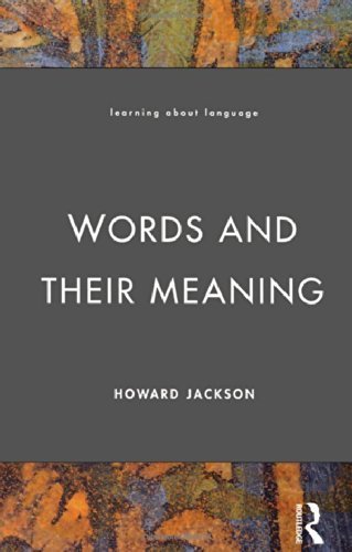 Words and Their Meaning (Learning about Language) by Howard Jackson by ...
