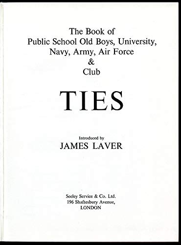 Book of Ties by James Laver | Goodreads