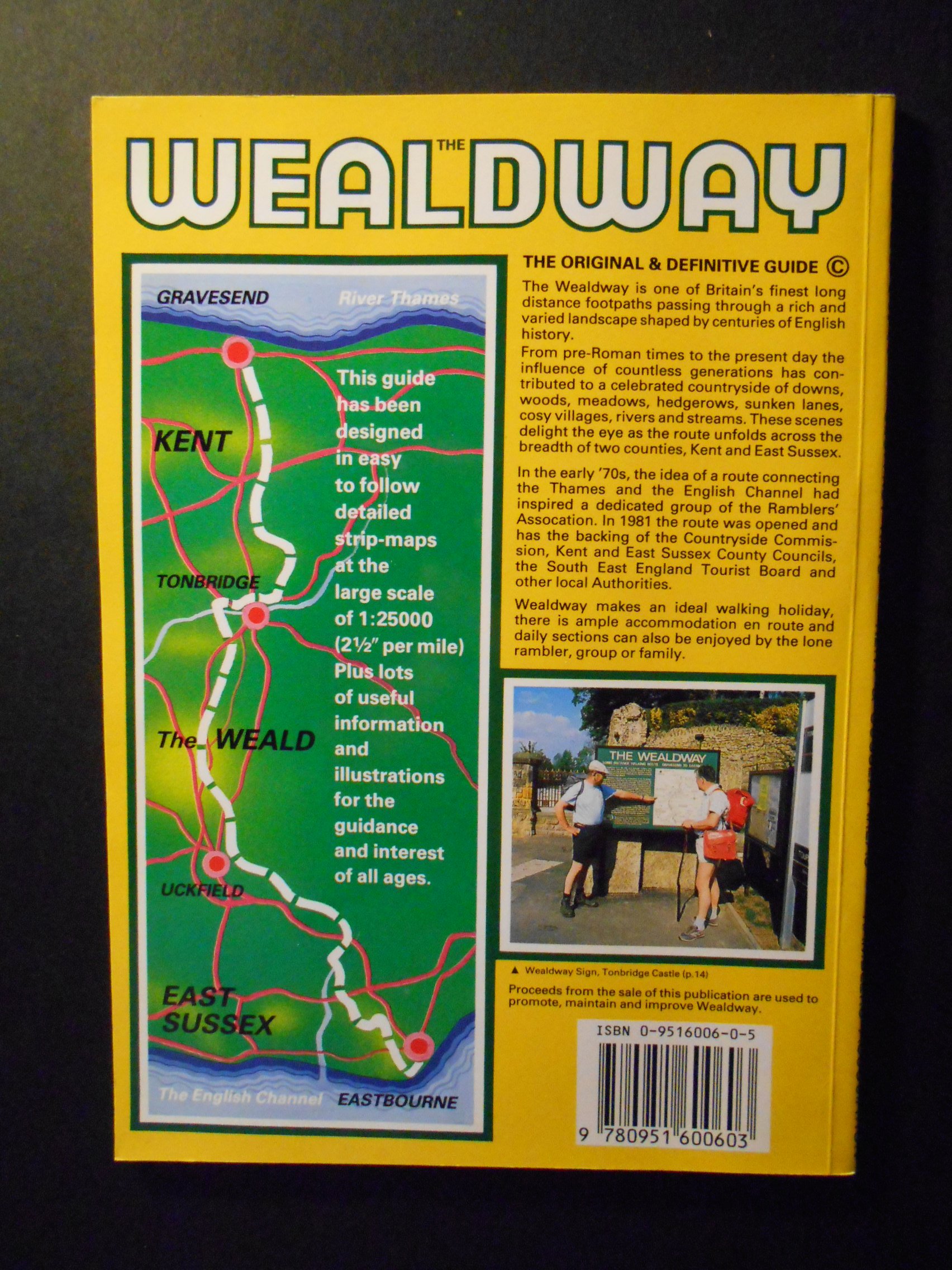 Wealdway: 80 Mile Long Distance Walking Route, Through the Kent and ...