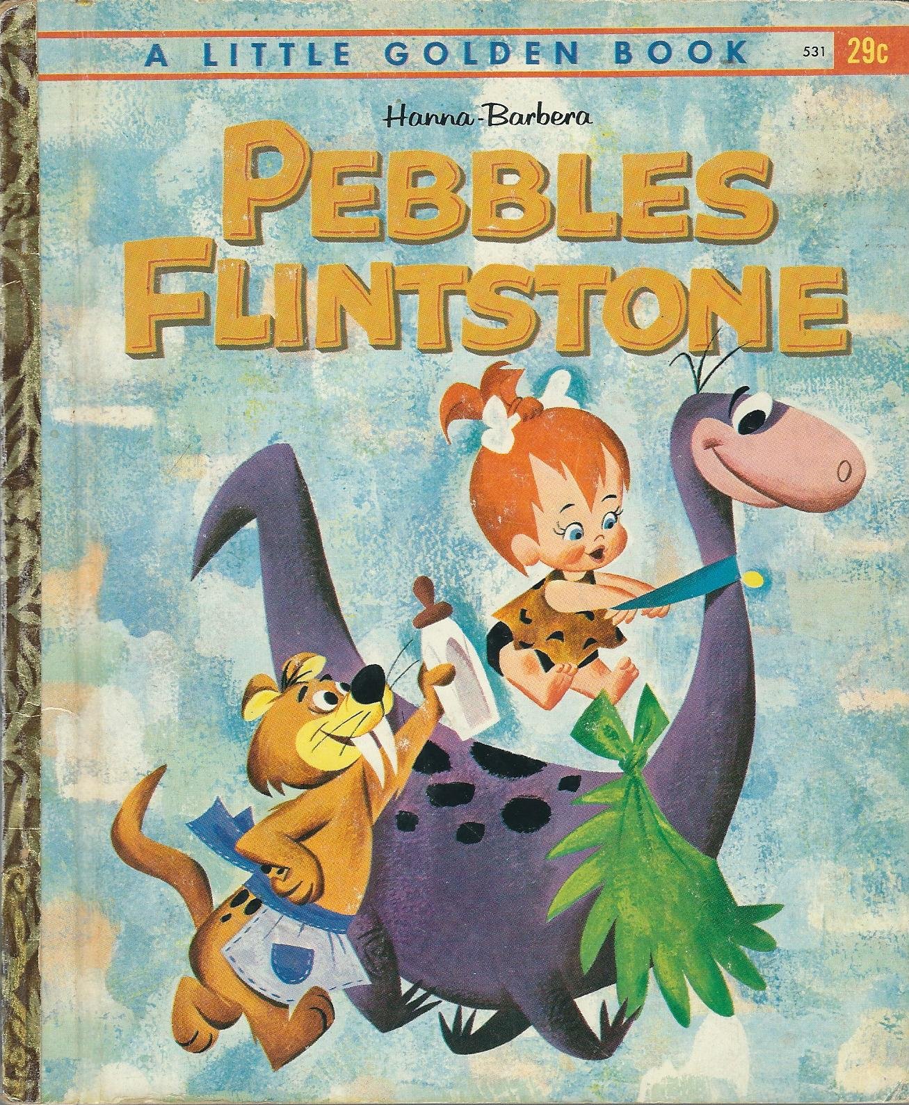 Hanna-Barbera Pebbles Flintstone by Jean Lewis Illustrated by Mel ...