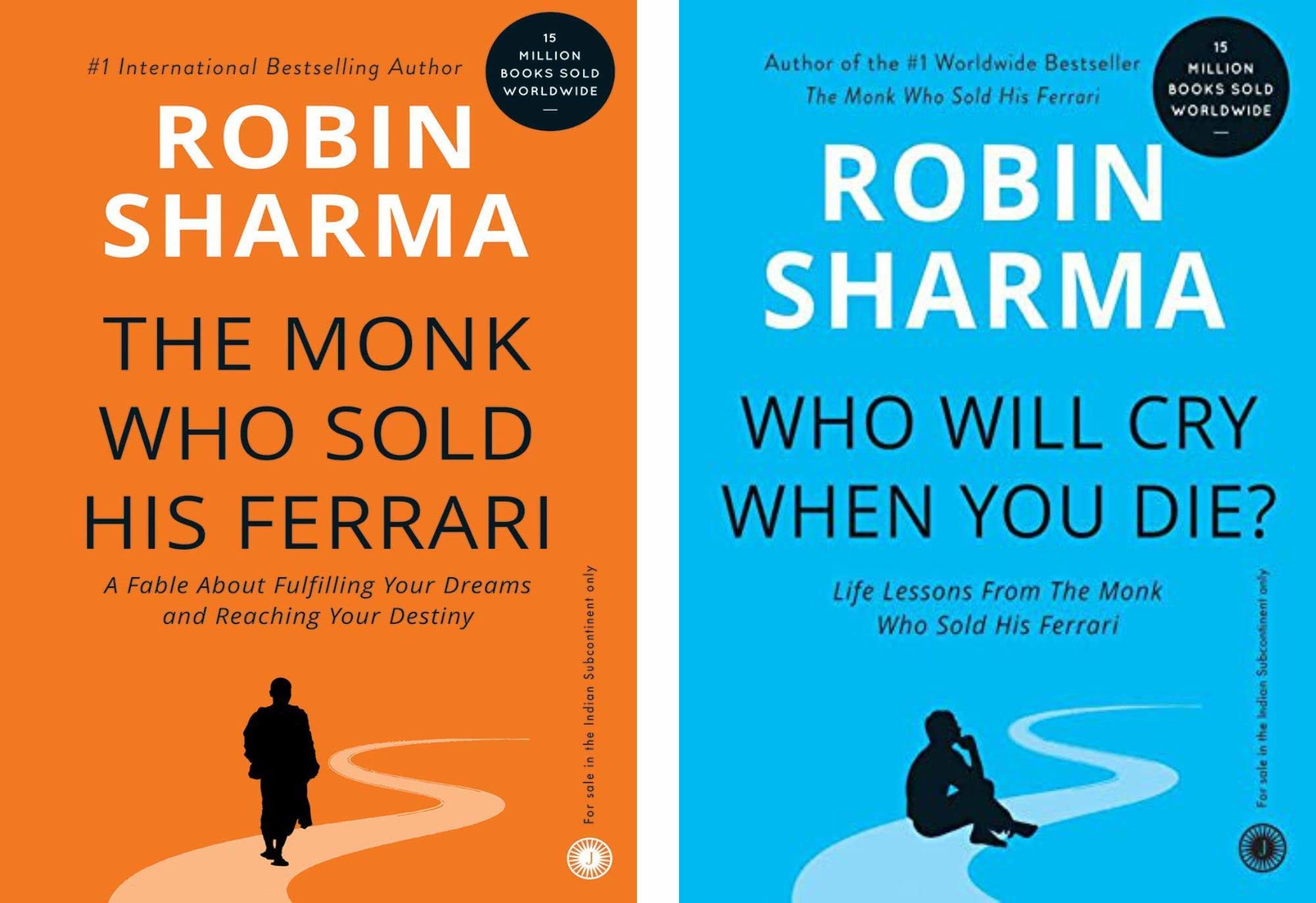 Robin Sharma 2 Books Collection Set [The Monk Who Sold His Ferrari ...