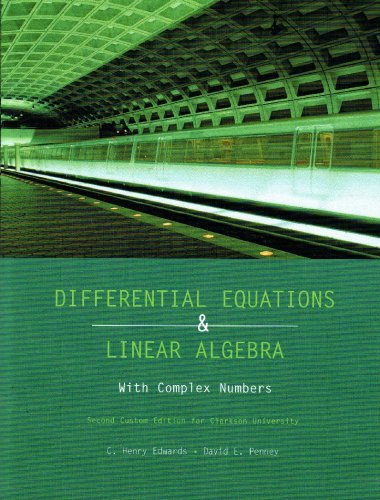 Differential Equations & Linear Algebra by Charles Henry Edwards ...