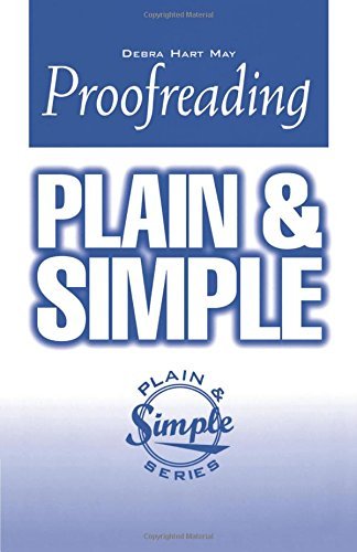 Proofreading Plain and Simple (In Plain English Series) by Debra Hart ...