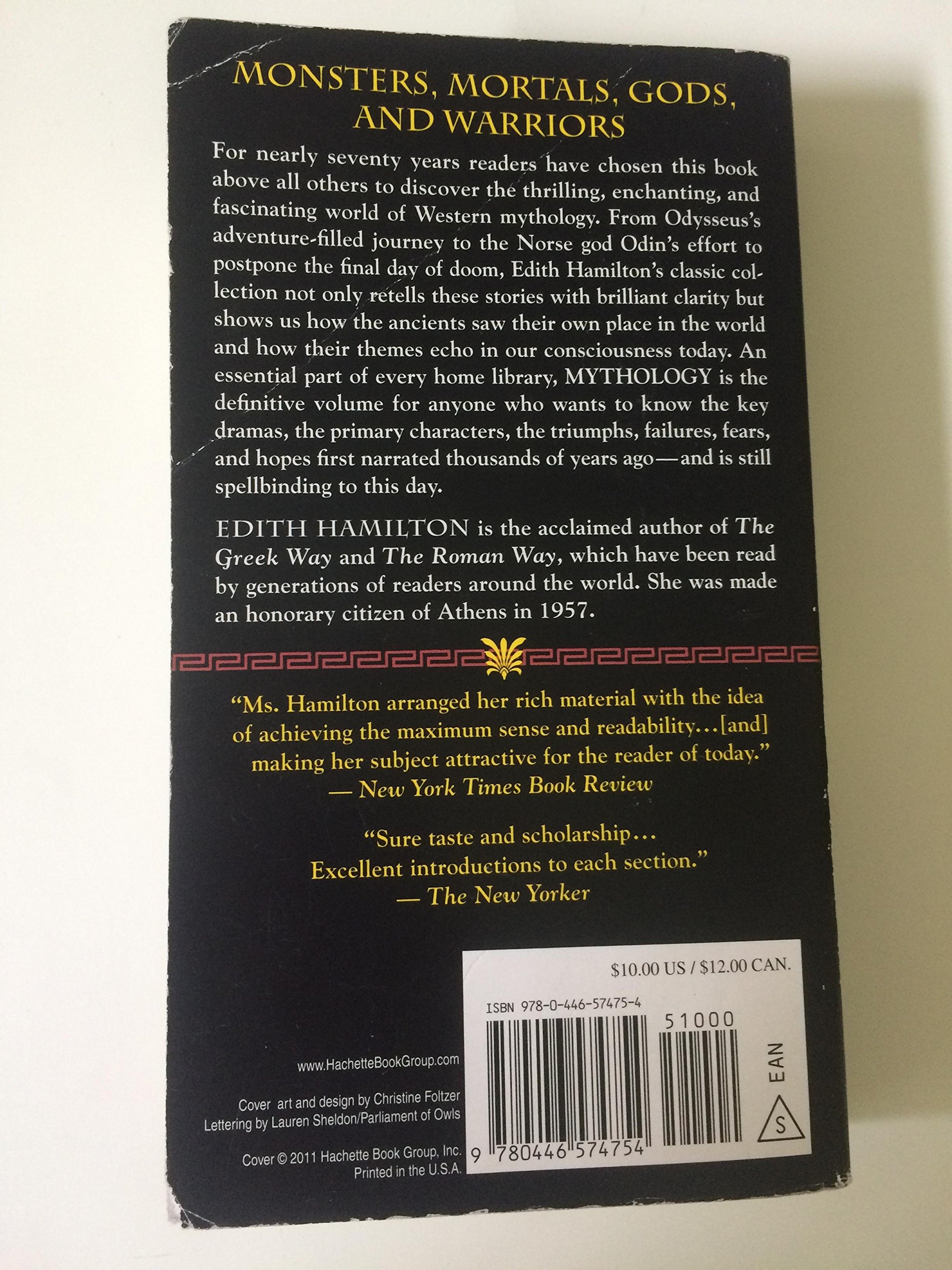 Mythology: Timeless Tales of Gods and Heroes - Paperback by Edith ...