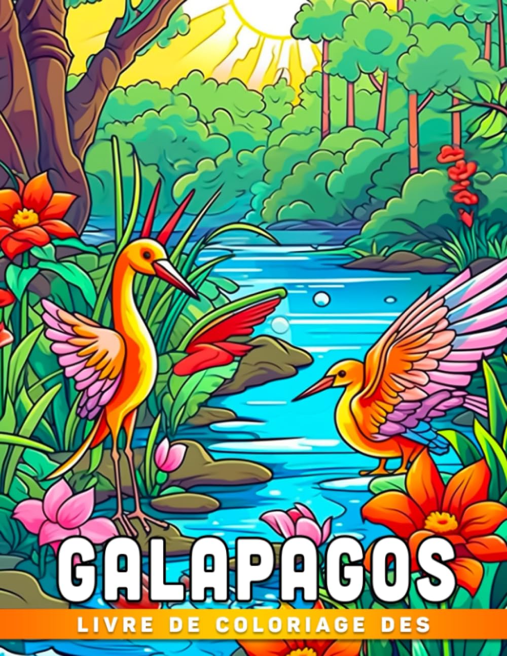 Livre de coloriage des Galapagos: Des pages de coloriage pour adultes ...