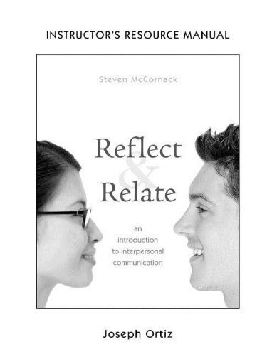 Reflect and Relate Irm by Ortiz, Joseph, McCornack, Steven published by ...