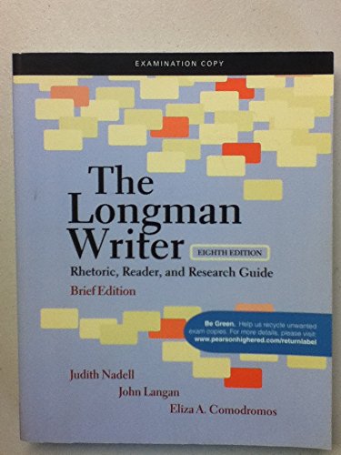 The Longman Writer Rhetoric, Reader, and Research Guide Brief Edition ...