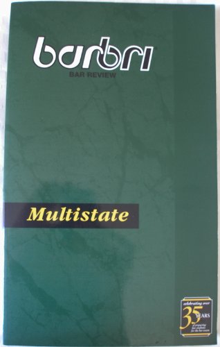 BarBri Bar Review Multistate by Richard Conviser | Goodreads