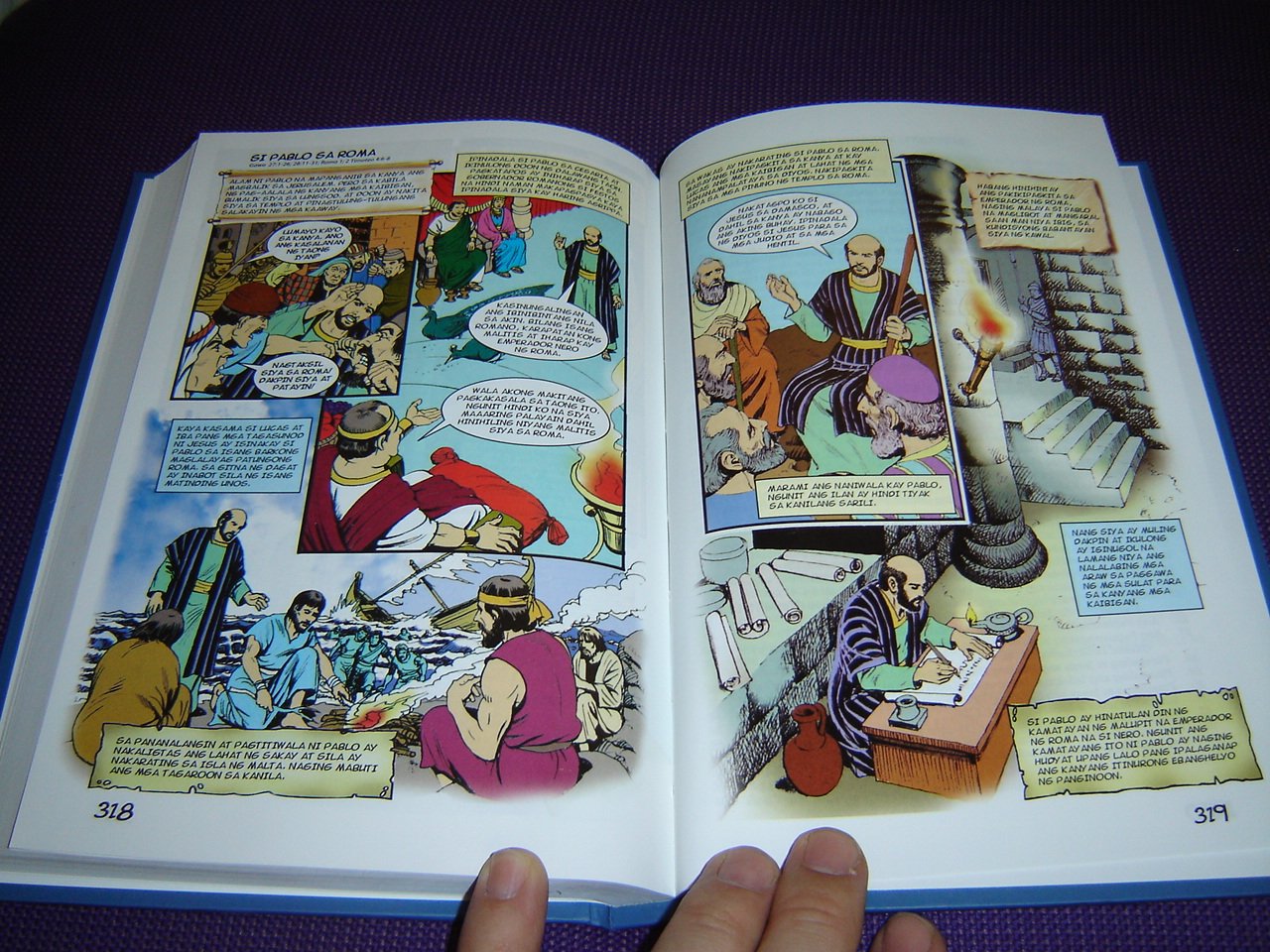Tagalog Children's Comic Strip Bible / Ang Biblia, Isinalarawang mga Kasaysayan ng Luma at ...
