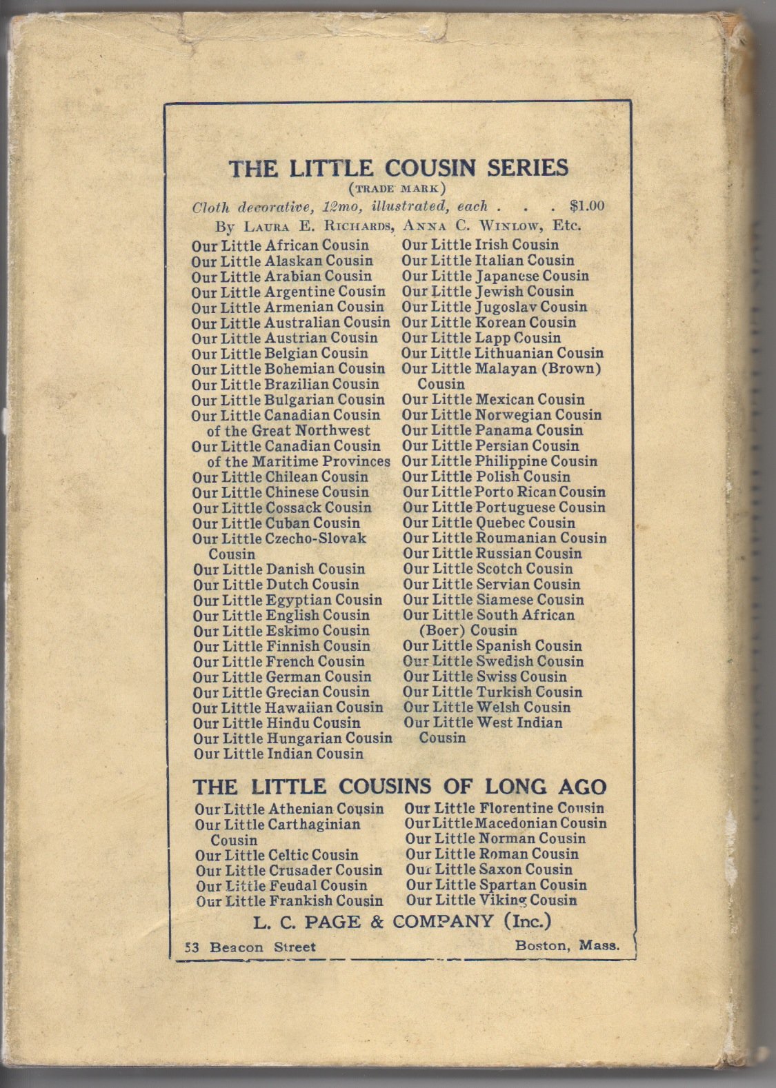 Our little Philippine cousin, by Mary Hazelton Blanchard Wade | Goodreads