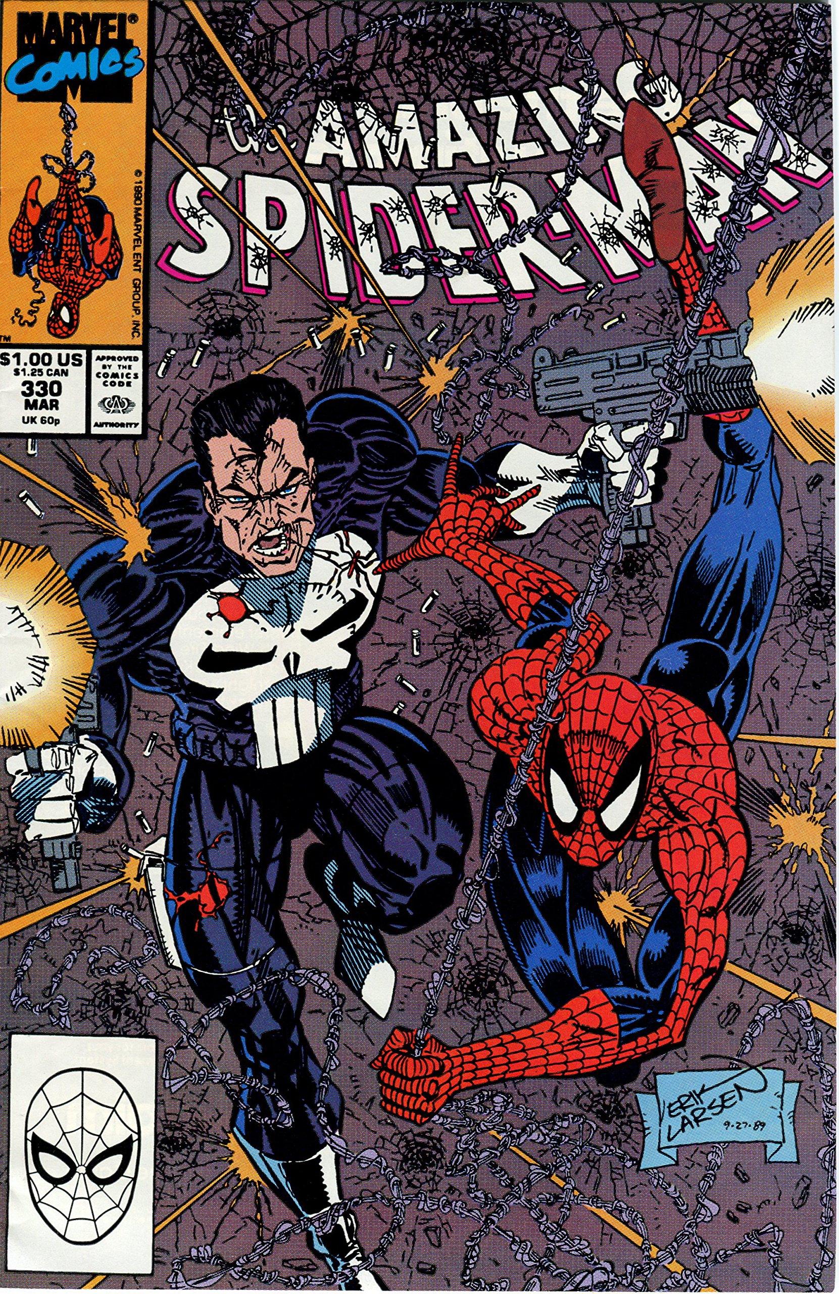The Amazing Spider-Man #330 : Co-Starring the Punisher in "The Powder ...
