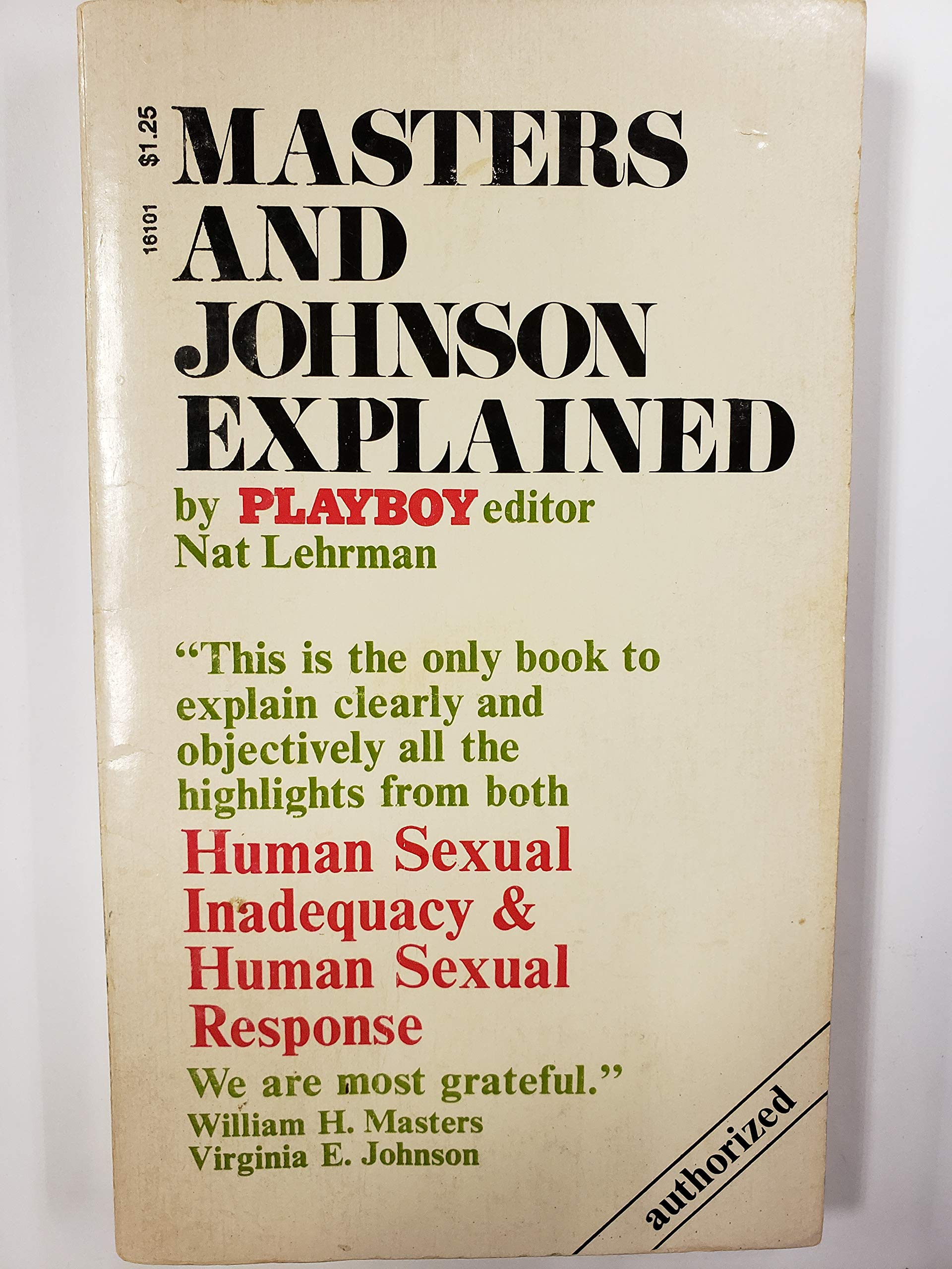 Masters and Johnson Explained by Nat Lehrman | Goodreads