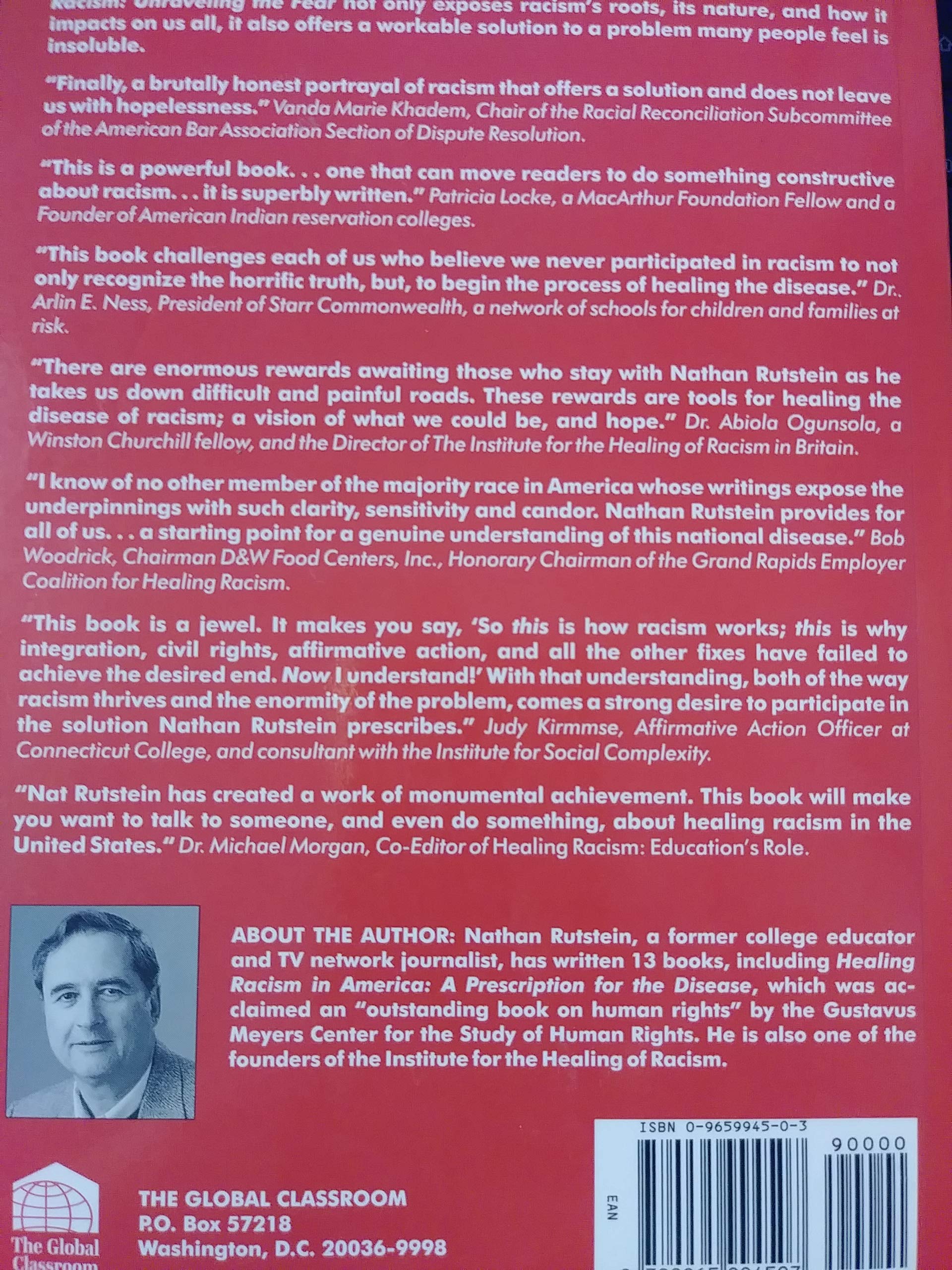 Racism: Unraveling the Fear by Nathan Rutstein | Goodreads