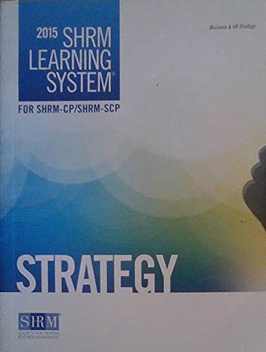 SHRM Learning System (For SHRM-CP / SHRM-SCP) Workplace by SHRM | Goodreads