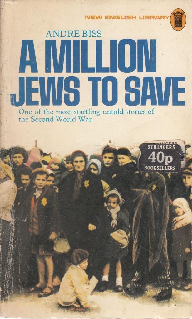 A million Jews to save by Andreas Biss | Goodreads