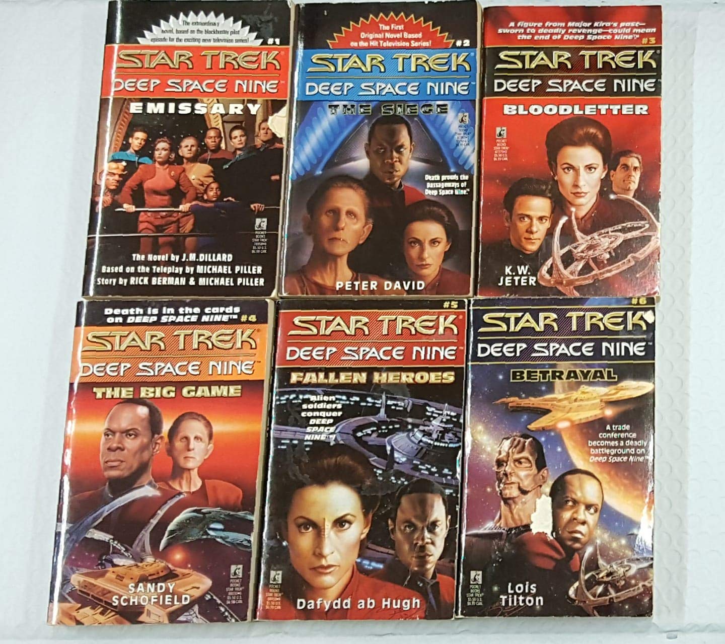 Star Trek Deep Space Nine – Books 1-6 – Emissary, The Siege ...