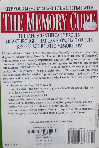 Memory Cure by Thomas H. Crook | Goodreads