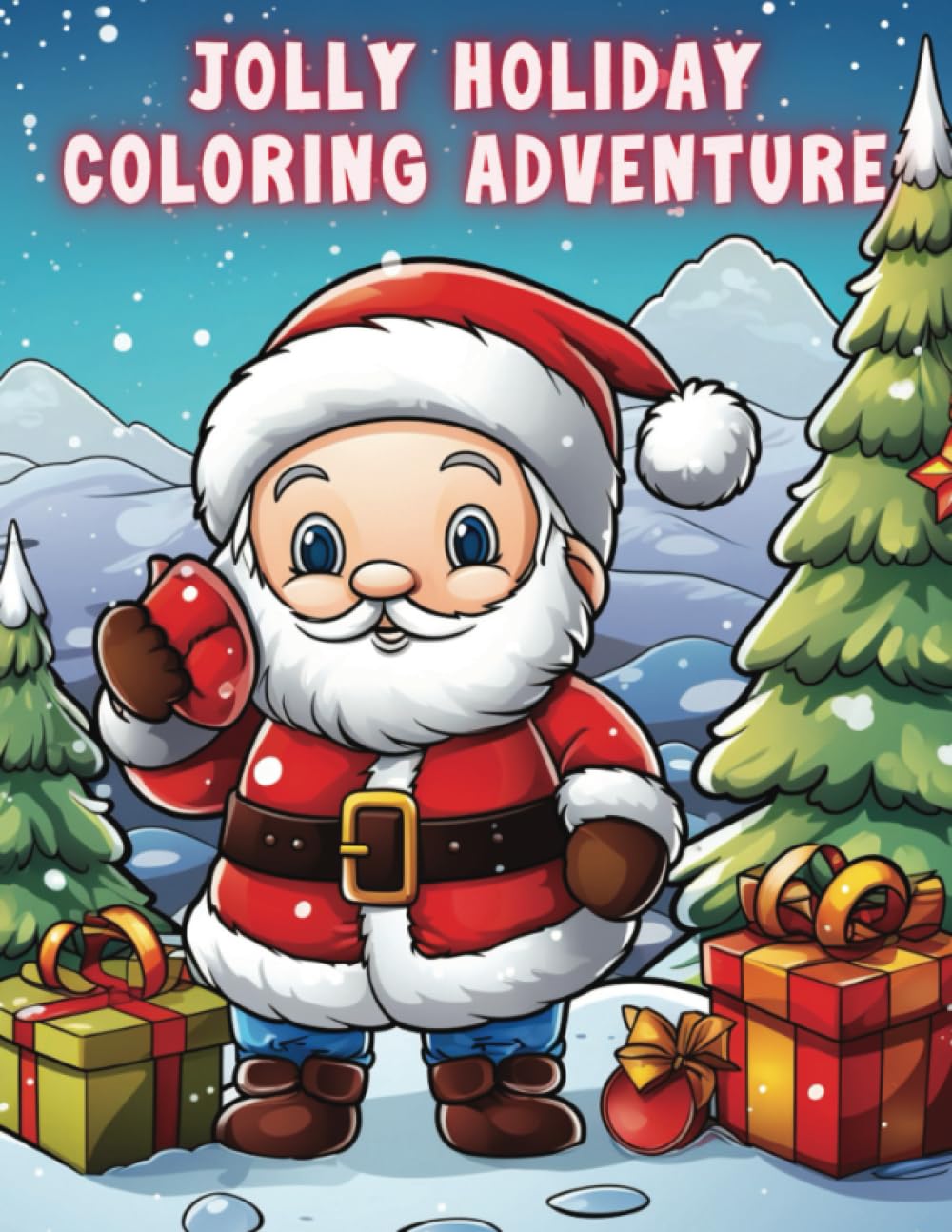 Jolly Holiday Coloring Adventure | Merry Christmas Coloring Book: 50 ...