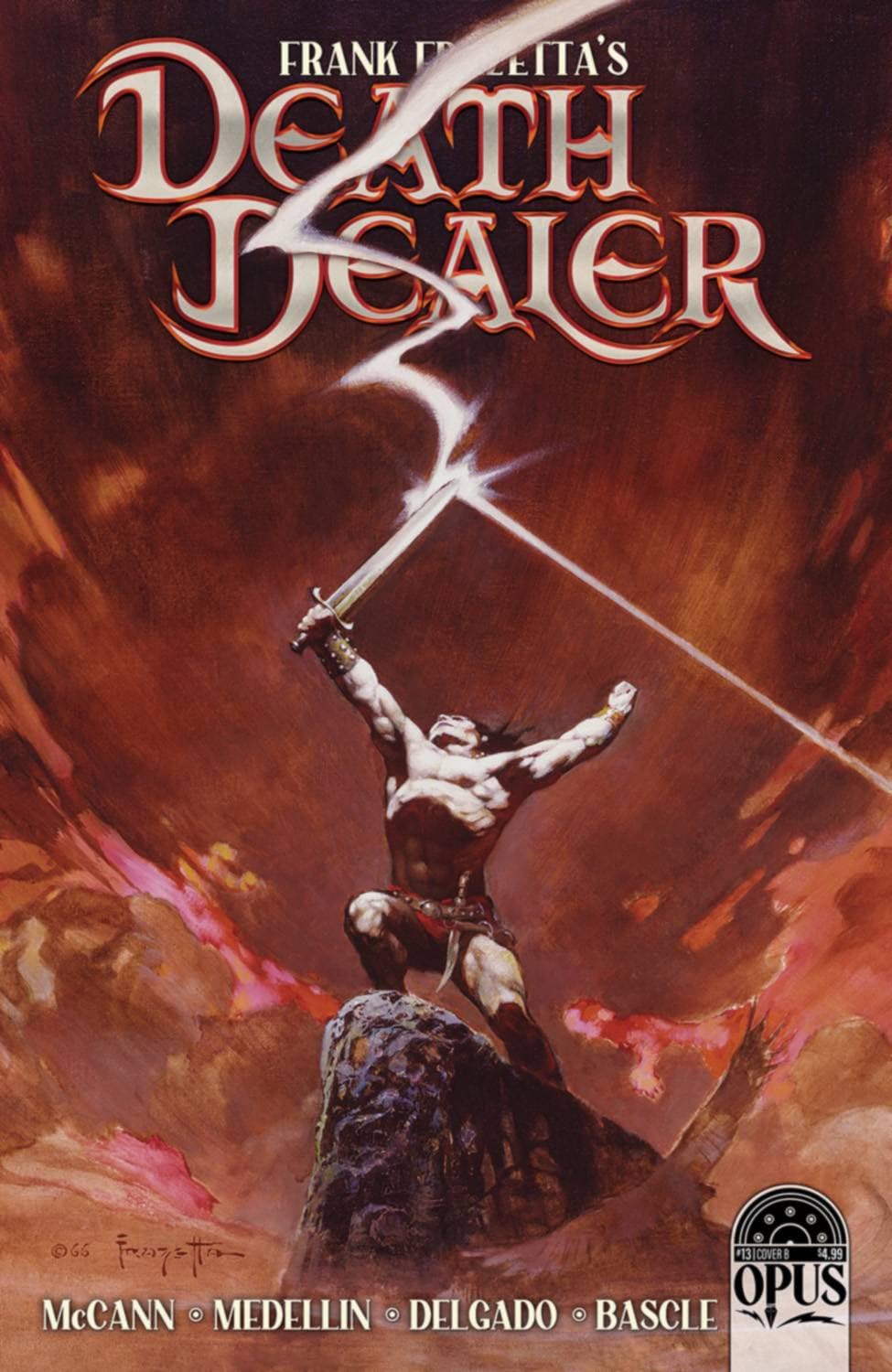 Frank Frazetta's Death Dealer #13 Cover B By Frank Frazetta by Mitch ...