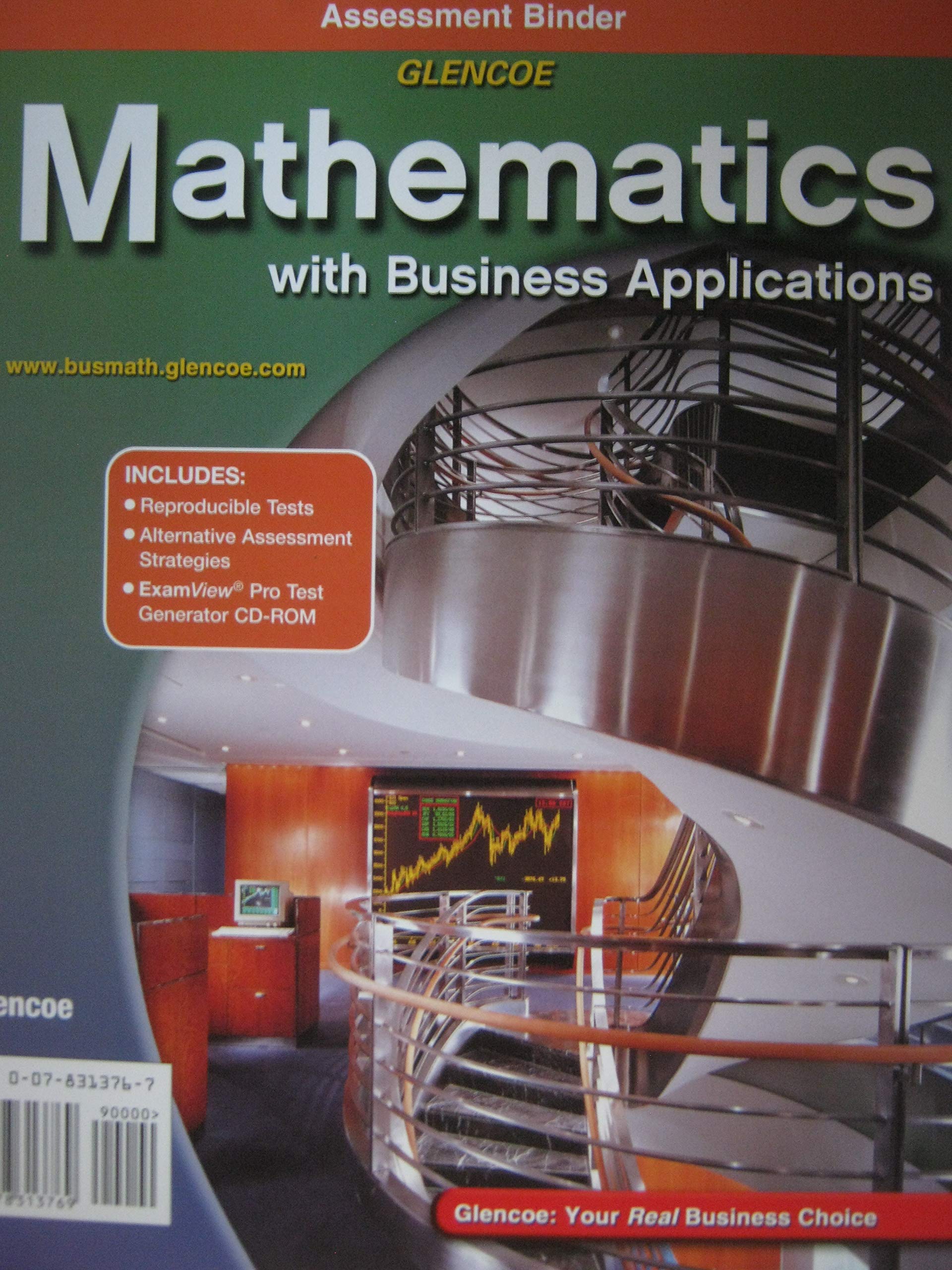 Mathematics with Business Applications Assessment Binder by McGraw-Hill ...