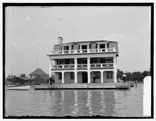 INFINITE PHOTOGRAPHS Photo: Detroit Motor Boat Club,Front View,Docks ...