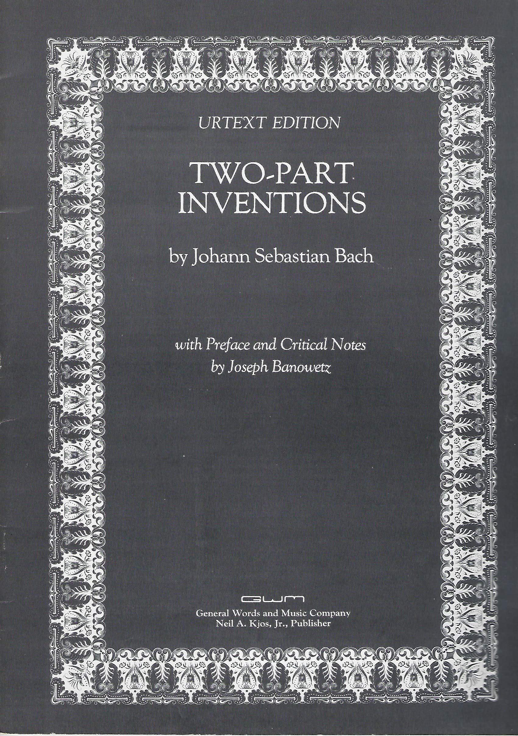 Two-part Inventions by Johann Sebastian Bach | Goodreads