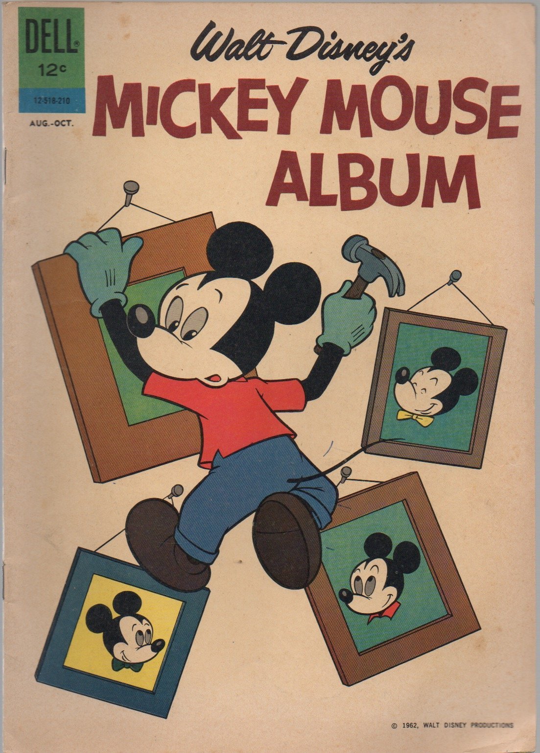 Walt Disney's Mickey Mouse Album, no. 01-518-210 (August-October 1962 ...