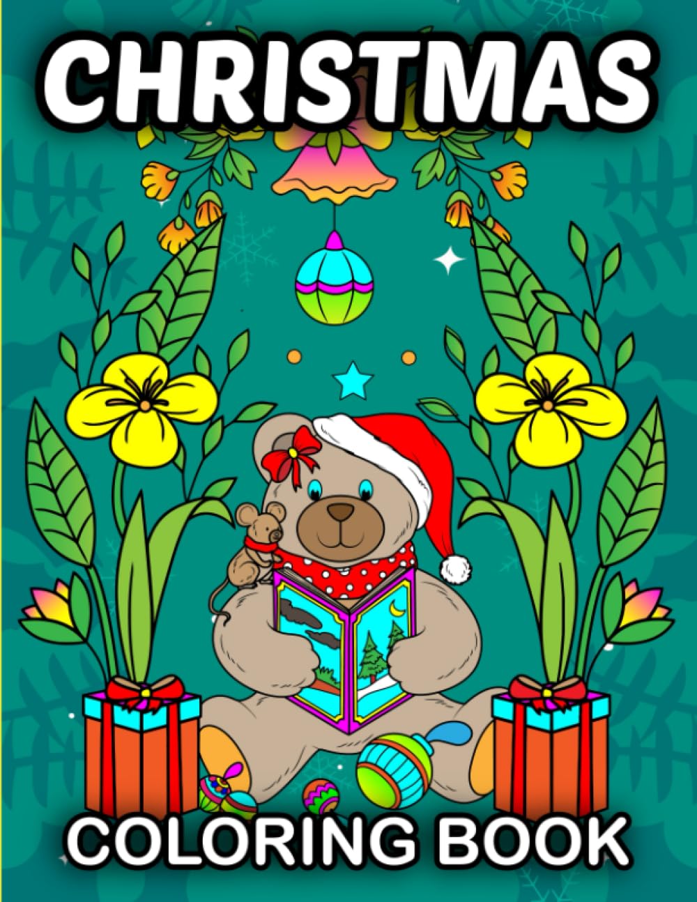 Christmas Coloring Book Large Print Coloring Book For Adults And Christmas Coloring Book Large Print Coloring Book For Adults And