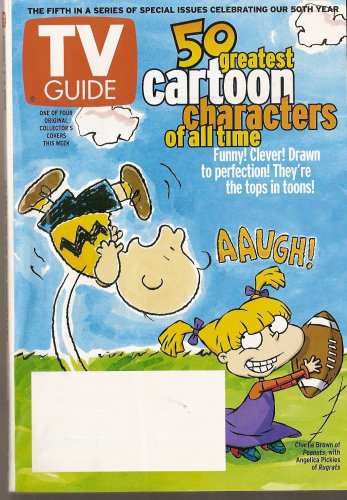 Tv Guide Back Issue 2002 Peanuts Rugrats Cover Greatest Cartoons by ...
