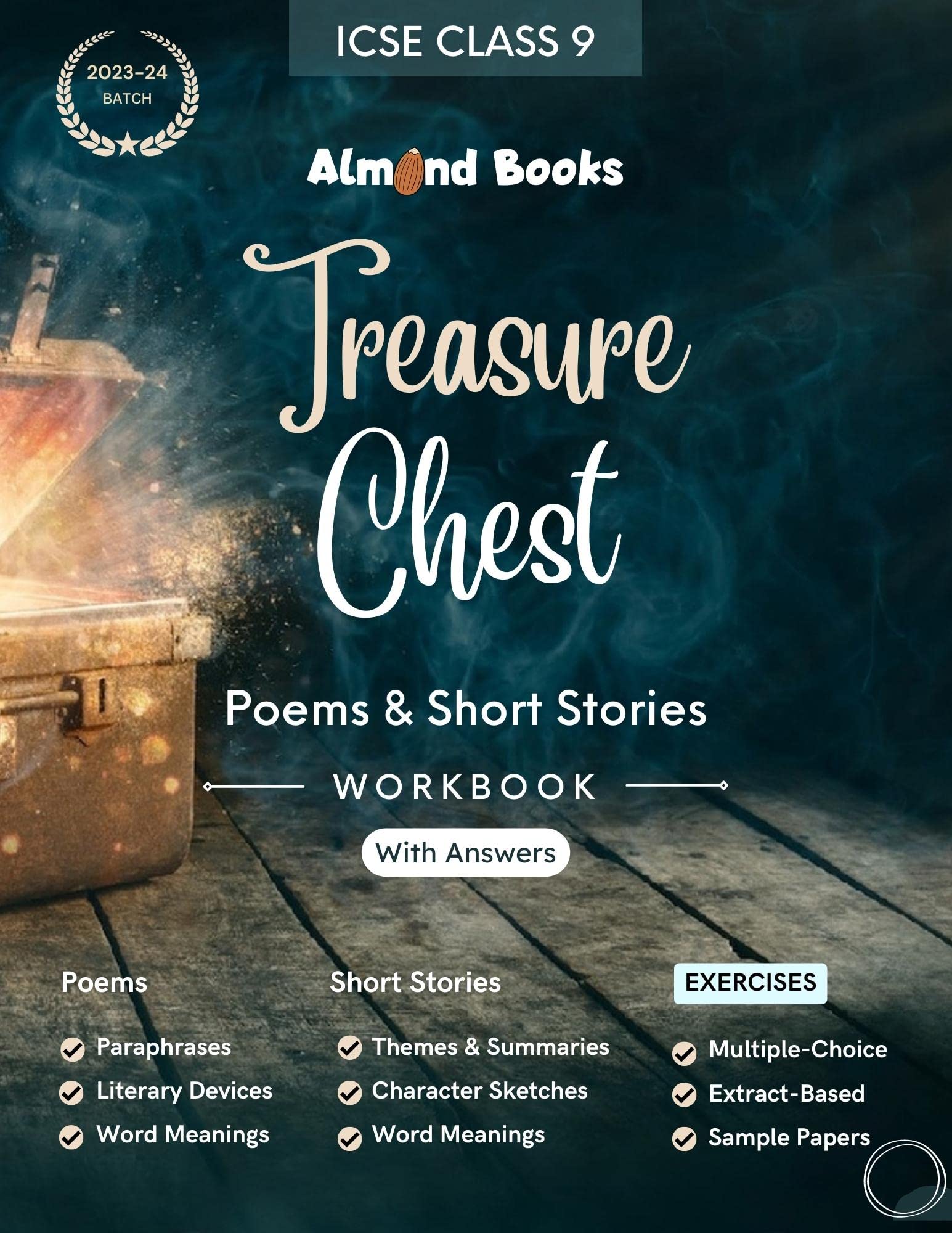 Almond Books ICSE Class 9 Treasure Chest WORKBOOK With ANSWERS Poems almond-books-icse-class-9-treasure-chest-workbook-with-answers-poems