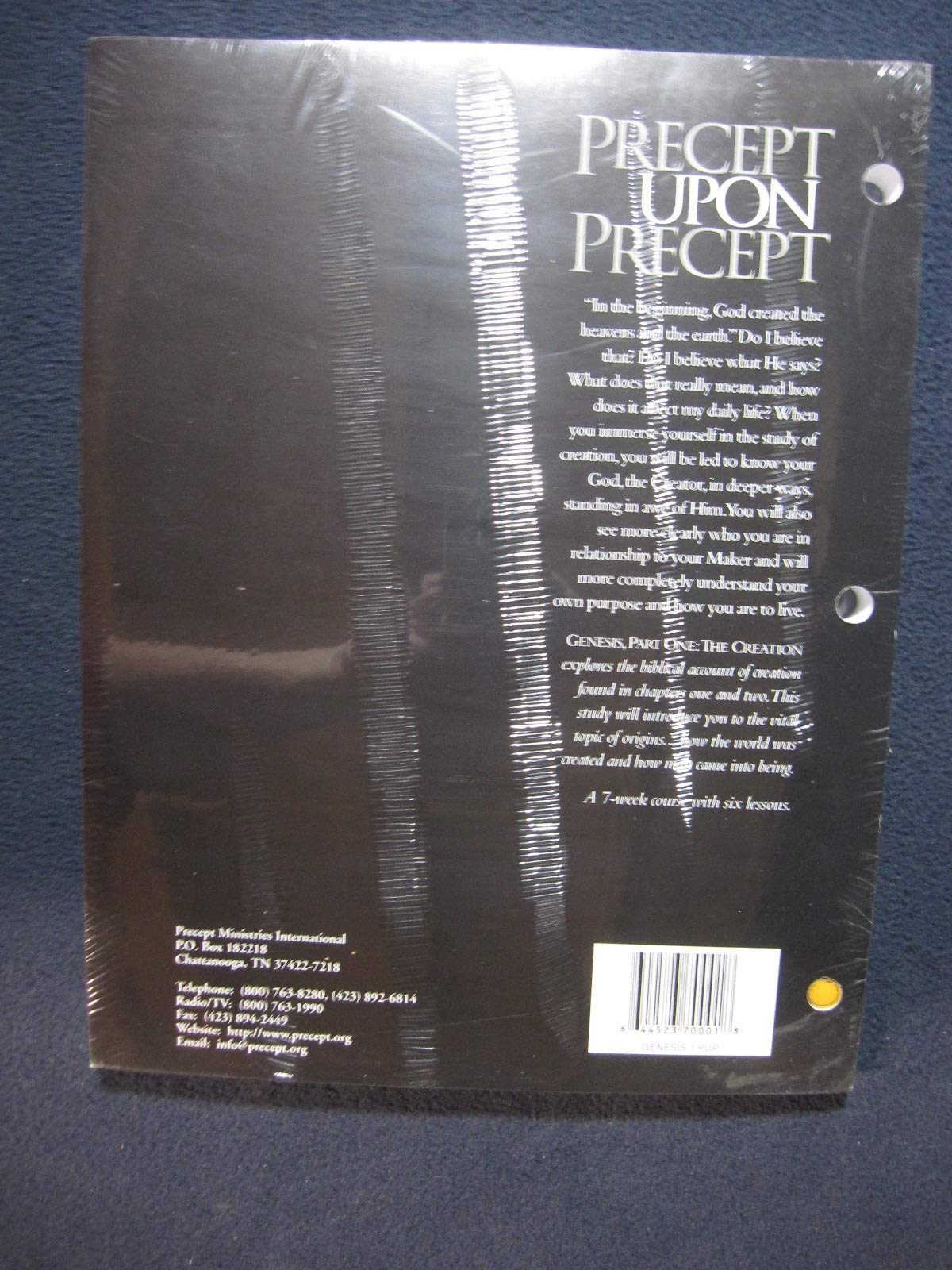 Precept Upon Precept: Genesis 1, In the Beginning God ... by Kay Arthur ...