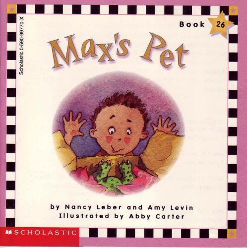 Max's pet (Scholastic phonics readers) by Nancy Leber | Goodreads