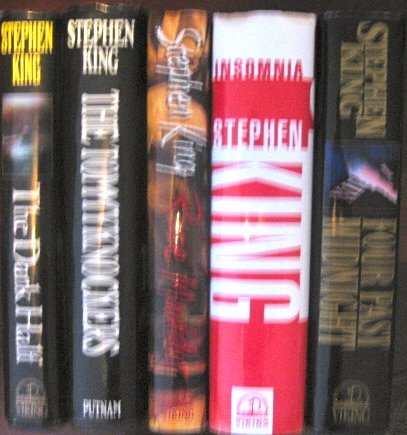 Steven King Collection! 5 Books Total/ the Dark Half/the Tommyknockers ...