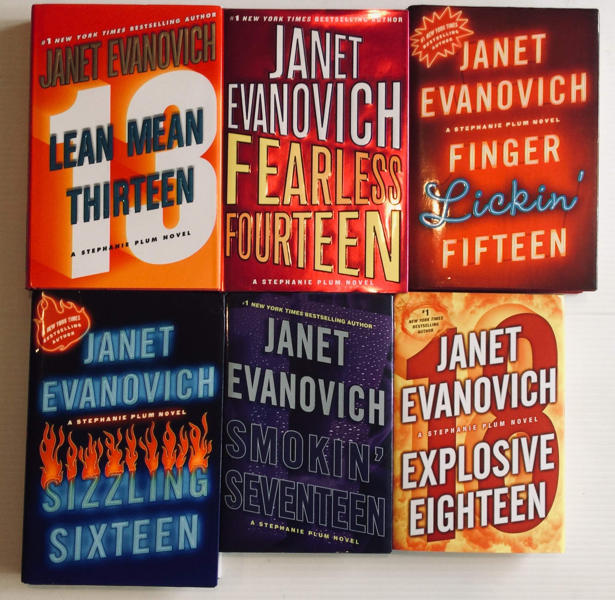Janet Evanovich: Stephanie Plum Series (6 Book Set) Lean Mean Thirteen ...