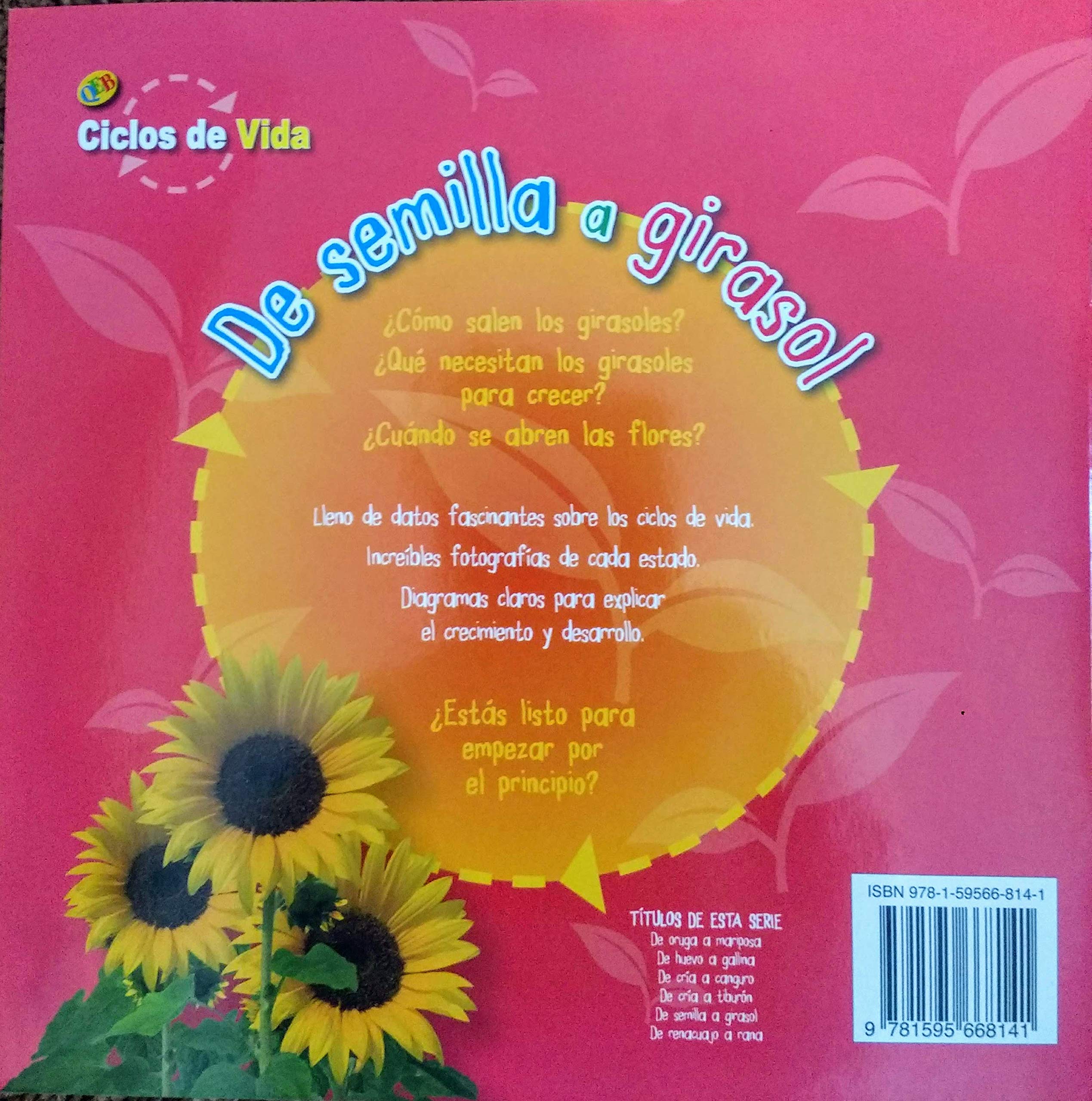 De semilla a girasol by Camilla de la Bedoyere | Goodreads