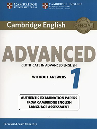 Cambridge English Advanced 1 for Revised Exam from 2015 Student's Book ...