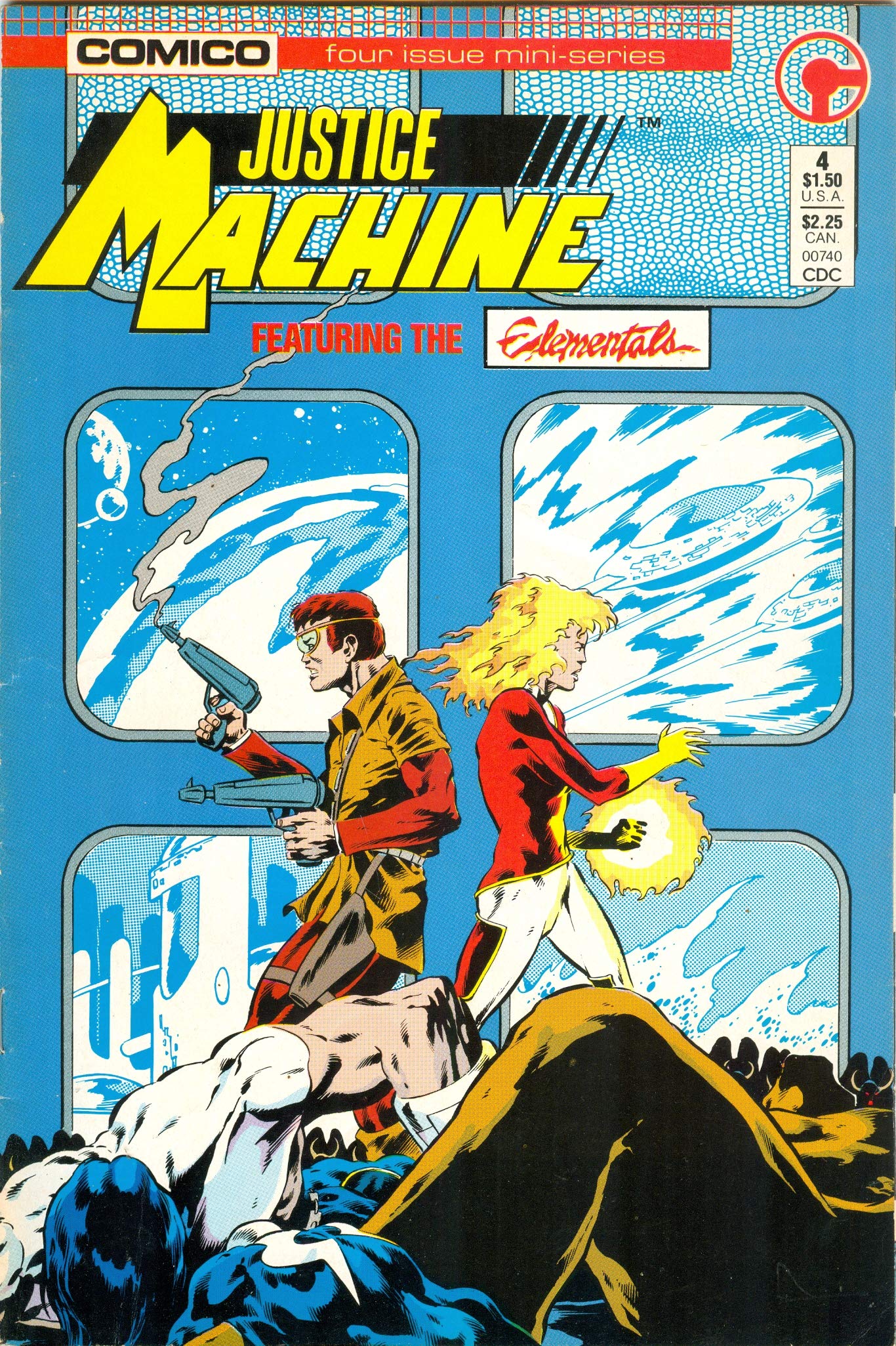 The Justice Machine Featuring the Elementals, No. 4, August 1986, The ...