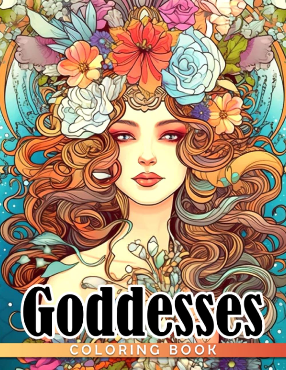 Goddesses Coloring Book: A Wonderful World Of God And Fairies Designs ...