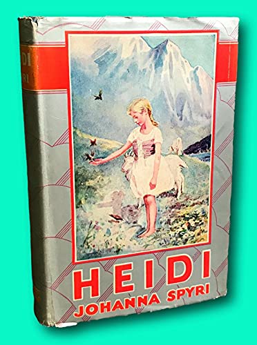 Rare [Edna Cooke Shoemaker] Johanna Spyri Heidi Grosset & Dunlap 1925 ...