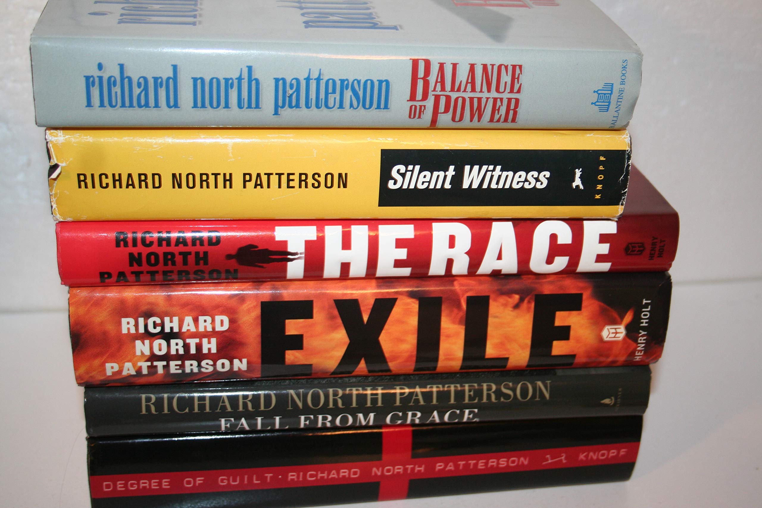Richard North Patterson 8-book Sampler (4 are 1st Edition/1st Printing ...