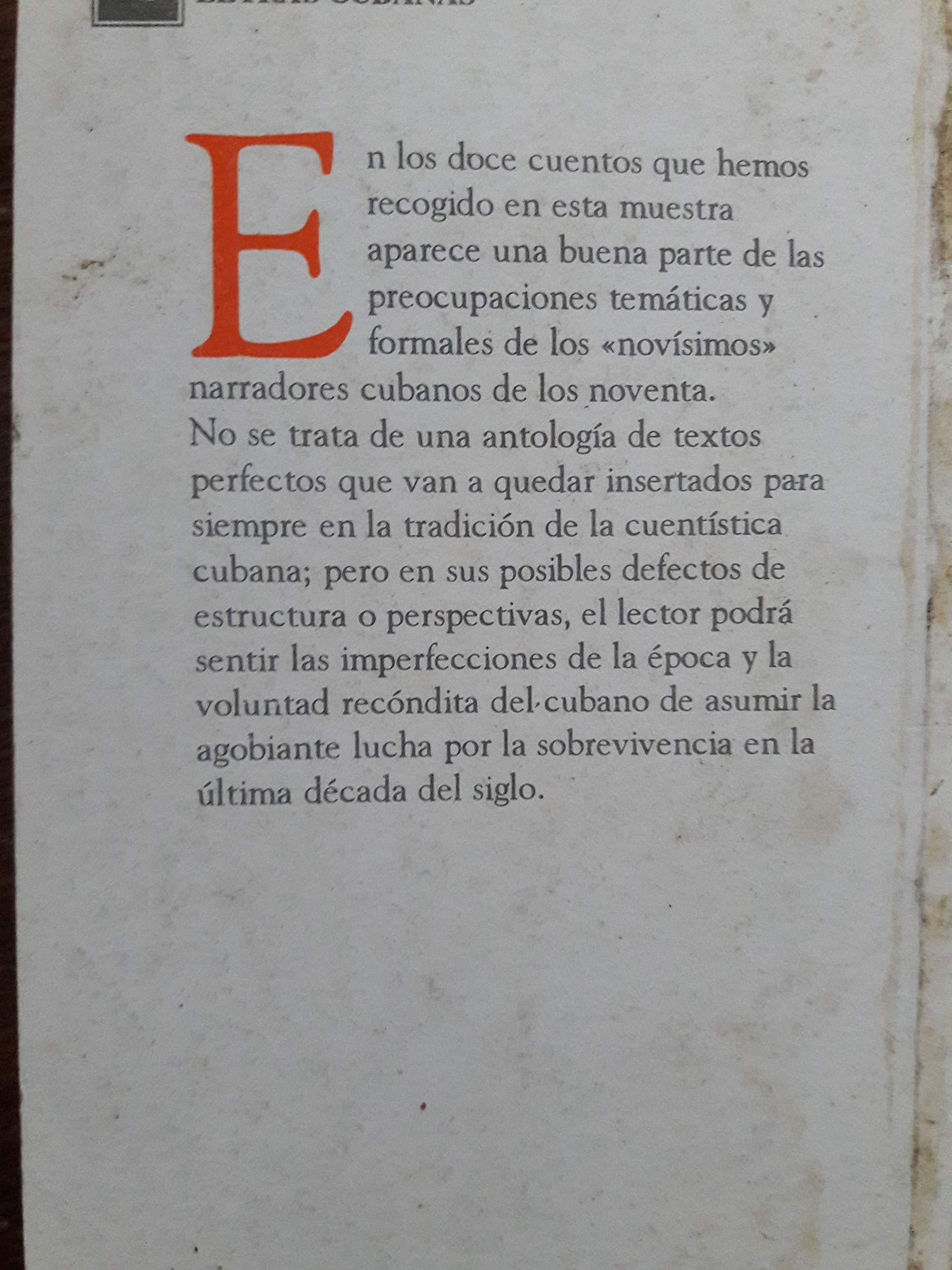 Nuevos cuentistas cubanos I coleccion pinos nuevos habana cuba 1996 by ...