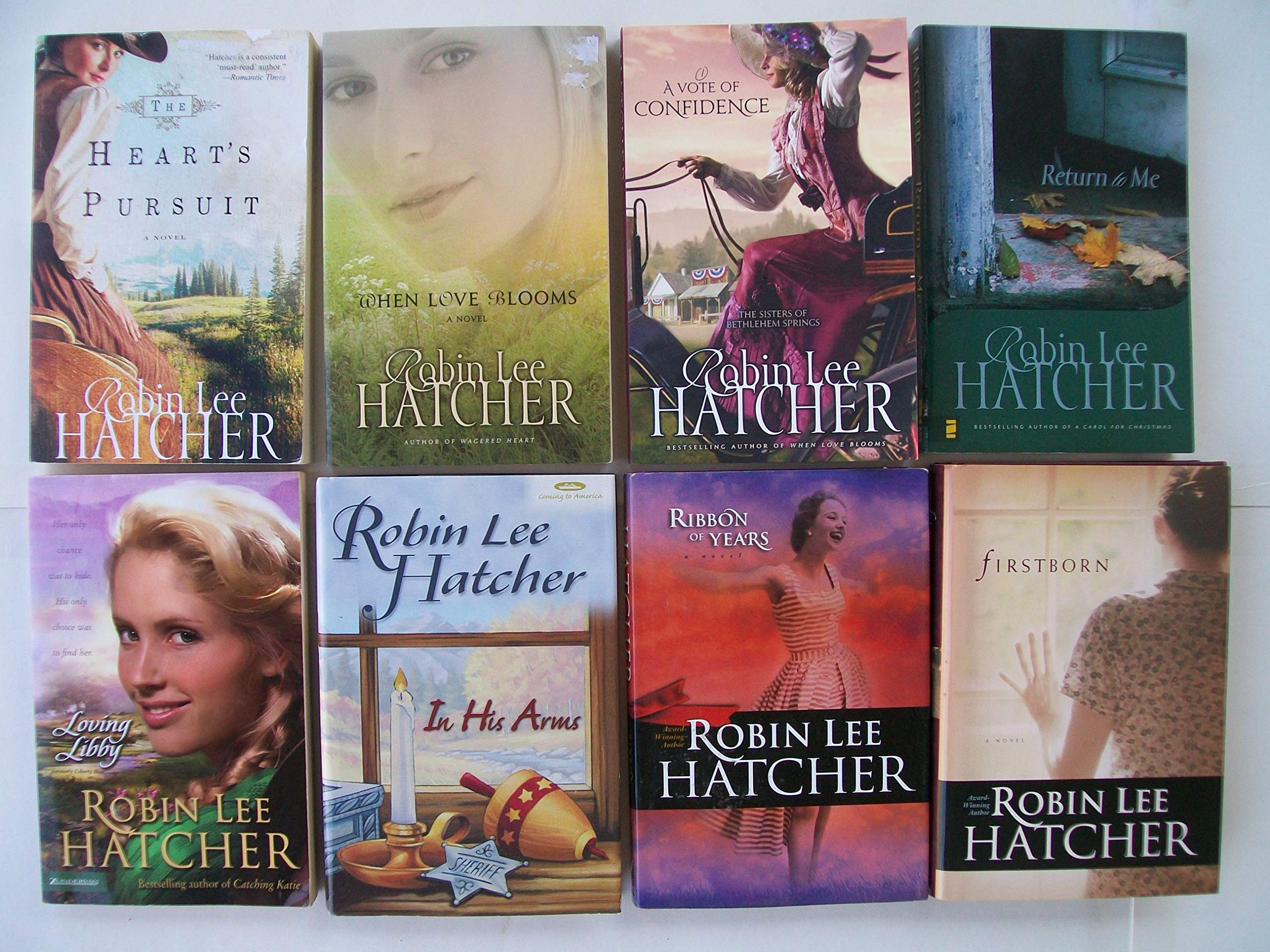 Hatcher Romance (Set of 8) Heart's Pursuit & When Love Blooms & Vote of ...