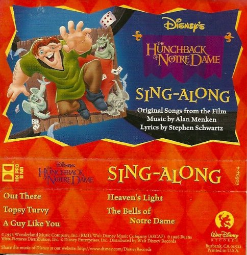 Hunchback of Notre Dame Sing-Along by Walt Disney Company | Goodreads