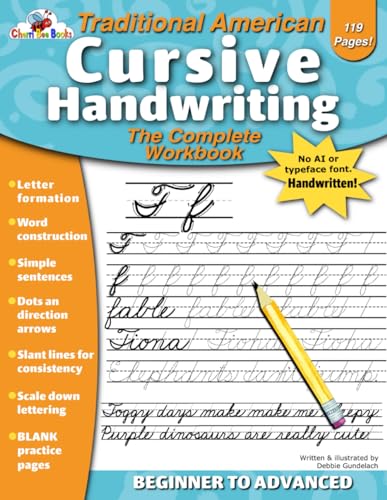 Traditional American Cursive Handwriting: The Complete Workbook ...