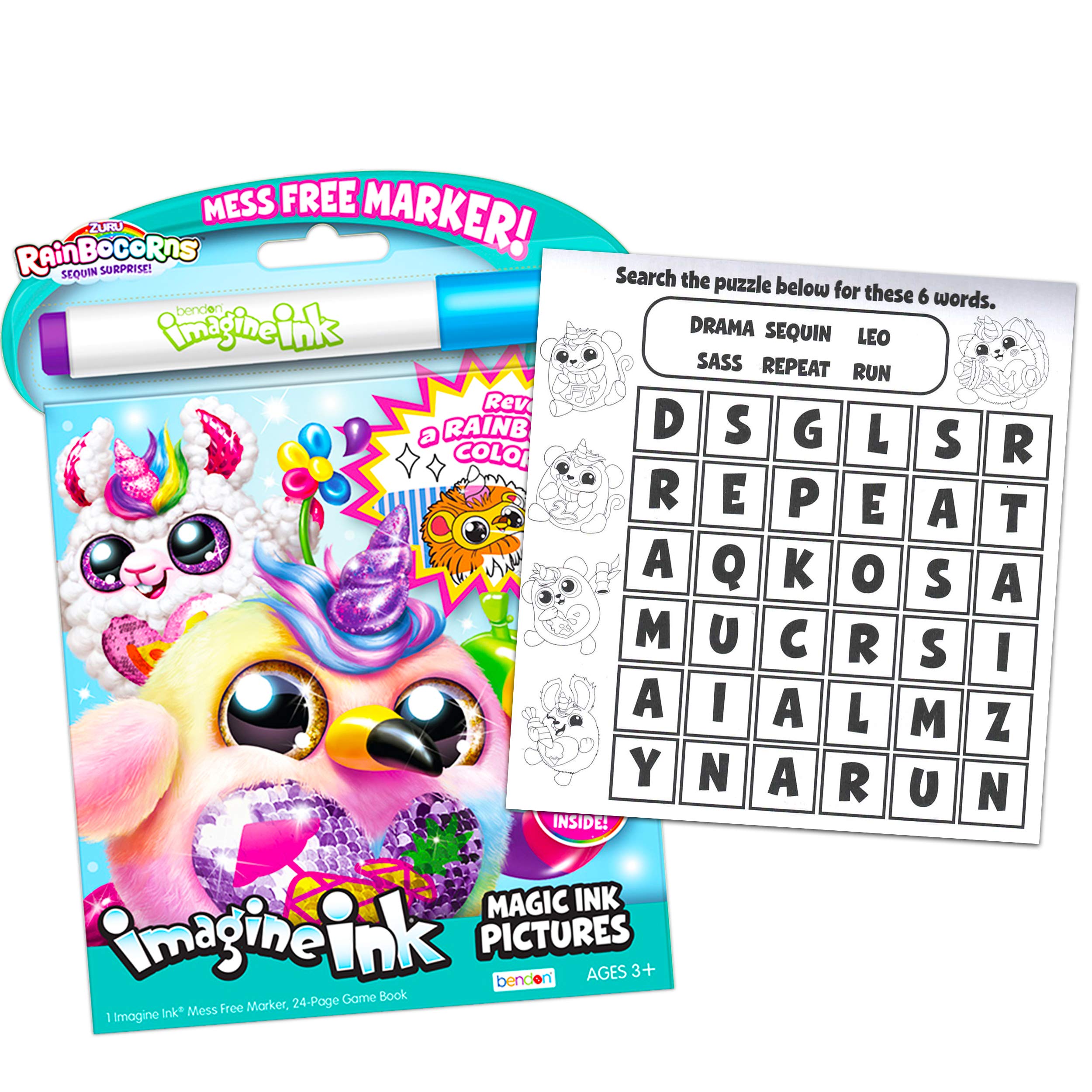 Rainbocorns Coloring and Activity Book Set for Kids ~ Bundle with ...