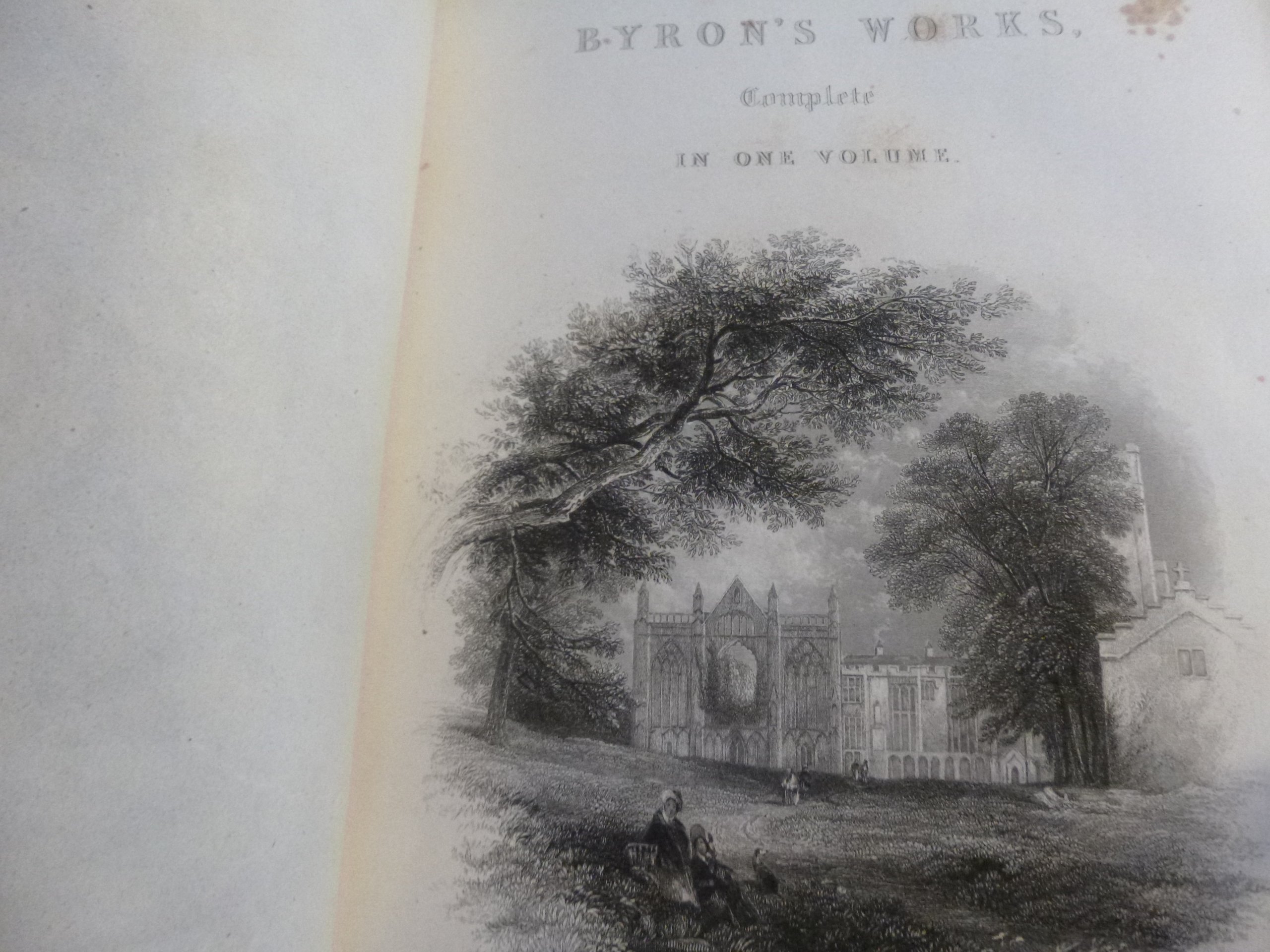The works of Lord Byron complete in one volume / with notes by Thomas ...